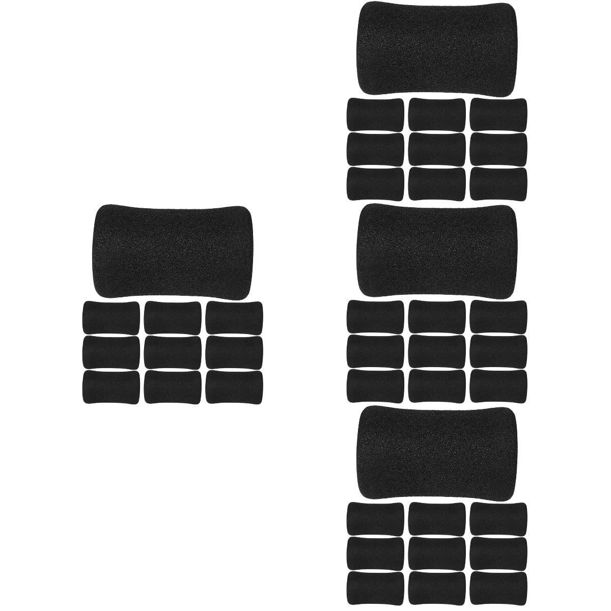 Raindrops 40 Pcs Leg Extension Machine Covers Foot Sponge Pads ...