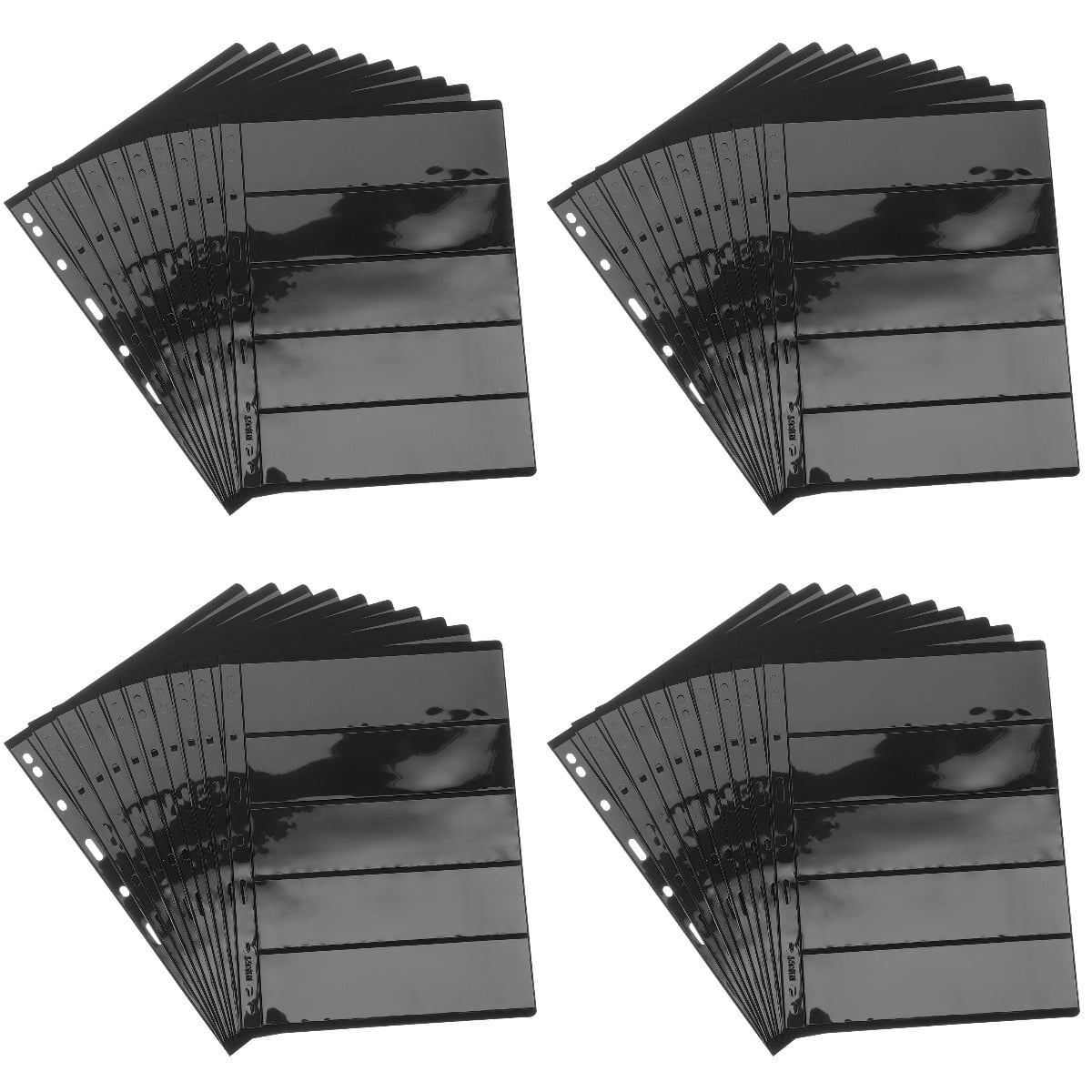 Raindrops 40 Pcs Sheets of Binder Classification Stamp Storage Loose ...