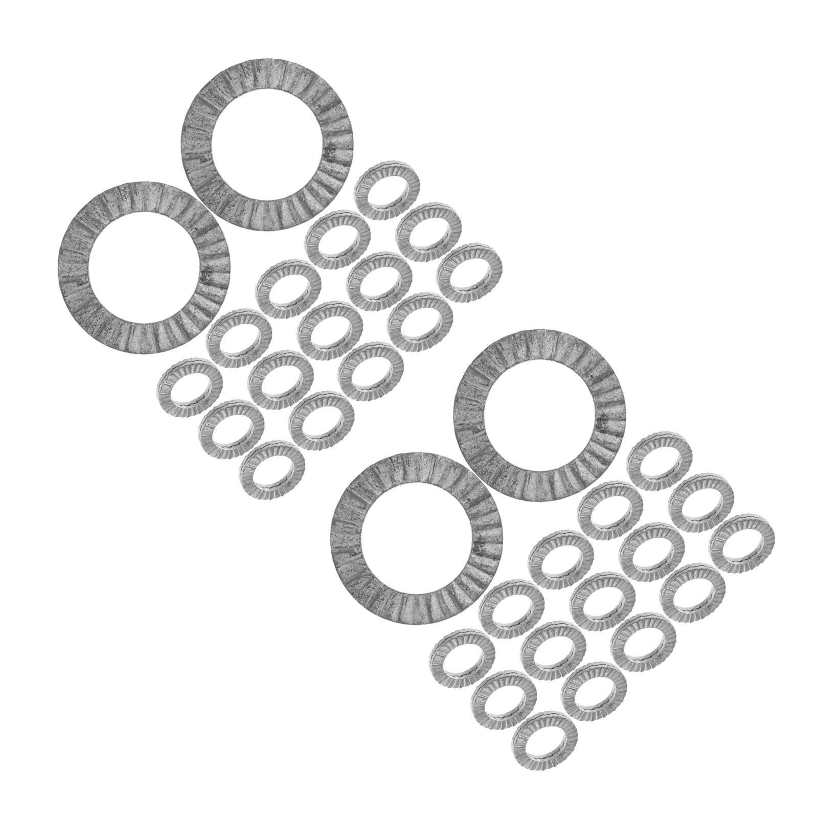 Raindrops 40 Pcs Wedge Manganese Steel Washers Double Stack Locking ...