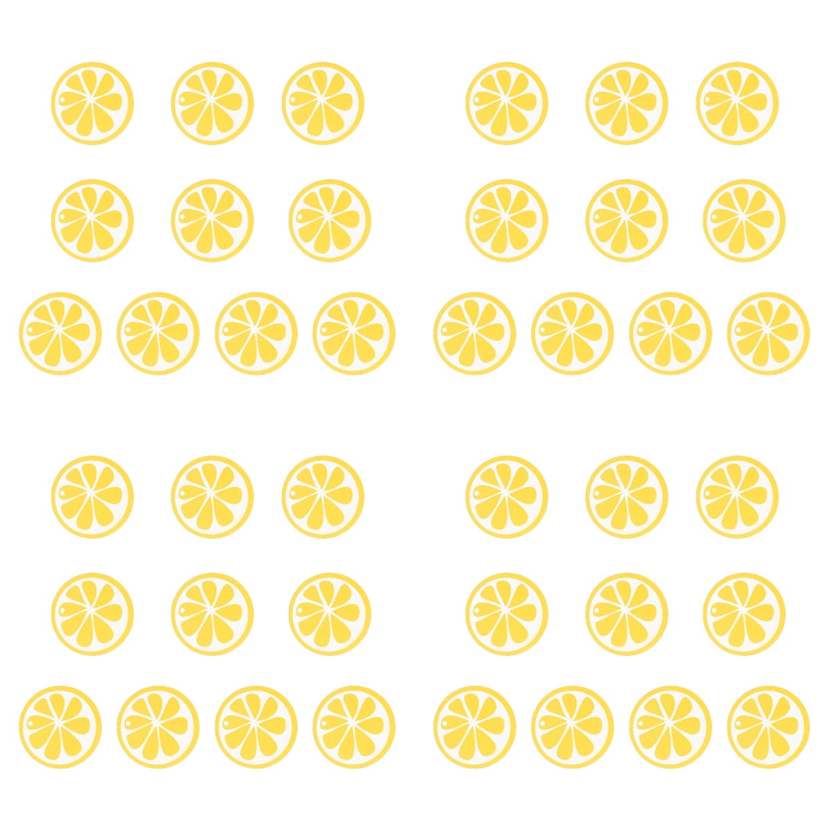 Raindrops 40 pcs Artificial Lemon Slices Wood Lemon Hanging Ornaments ...