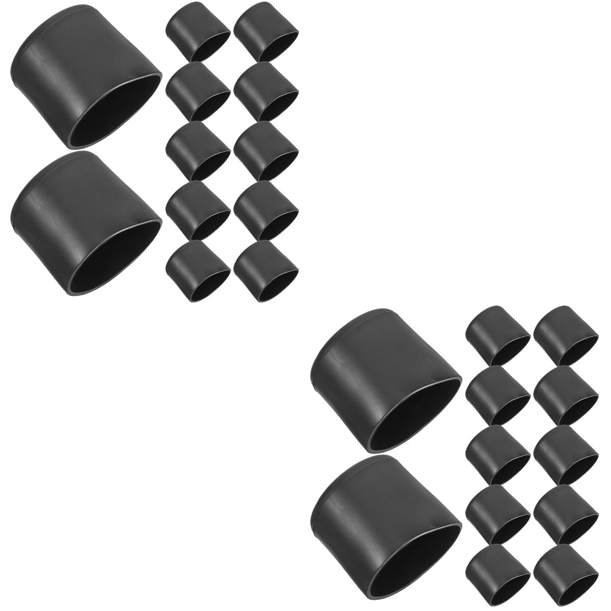 Raindrops 40 pcs Chair Leg Floor Protector Furniture Leg Protector 25mm ...