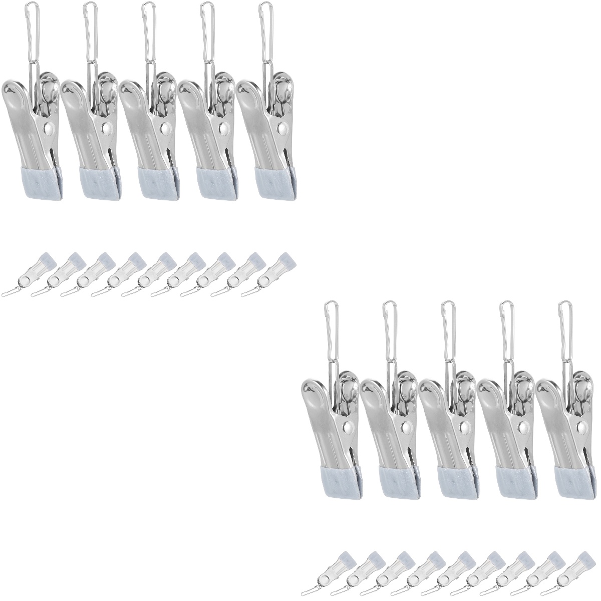 Raindrops 40 pcs Clothesline Laundry Clips Clothespins Non Slip Laundry ...