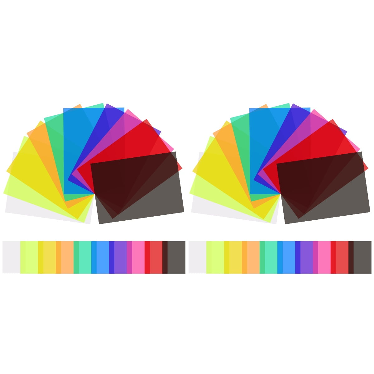 Raindrops 40 pcs Color Lighting Gel Filter Photography Color Filter ...