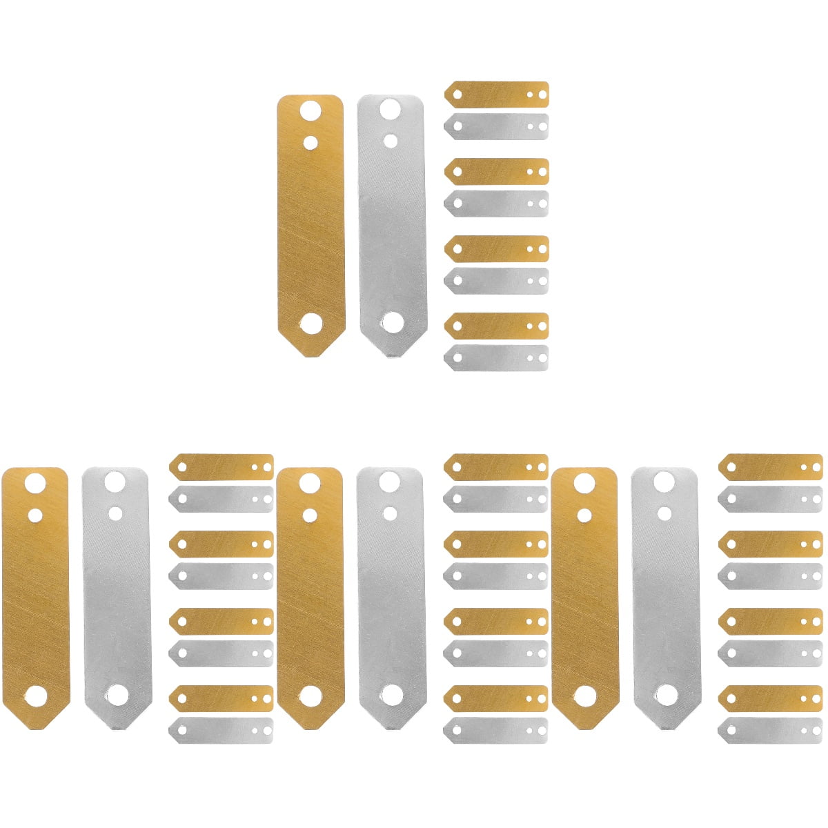 Raindrops 40 pcs Copper Zinc Anode Sheet Electrode Strip Fruit Battery ...