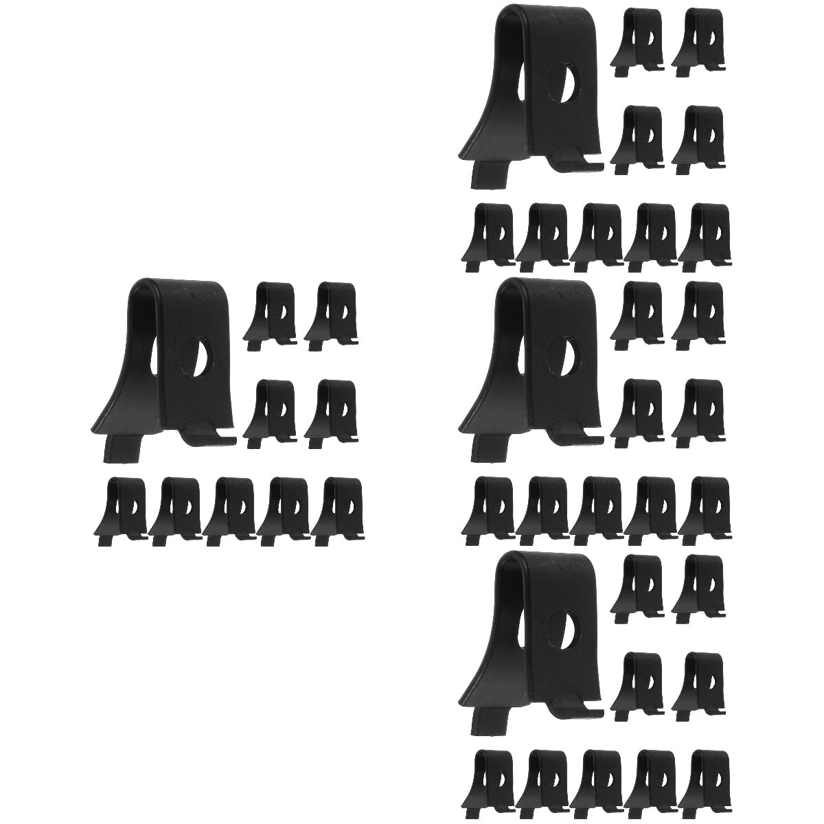 Raindrops 40 pcs Glass Shelf Bracket Clips Cabinet Shelf Support Clip ...