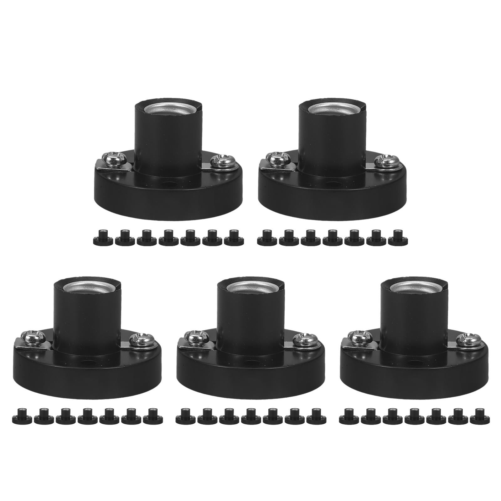 Raindrops 40 pcs Mini Light Bulb Socket DIY Light Base Lab Lamp Holder Screw Type Light Socket ...