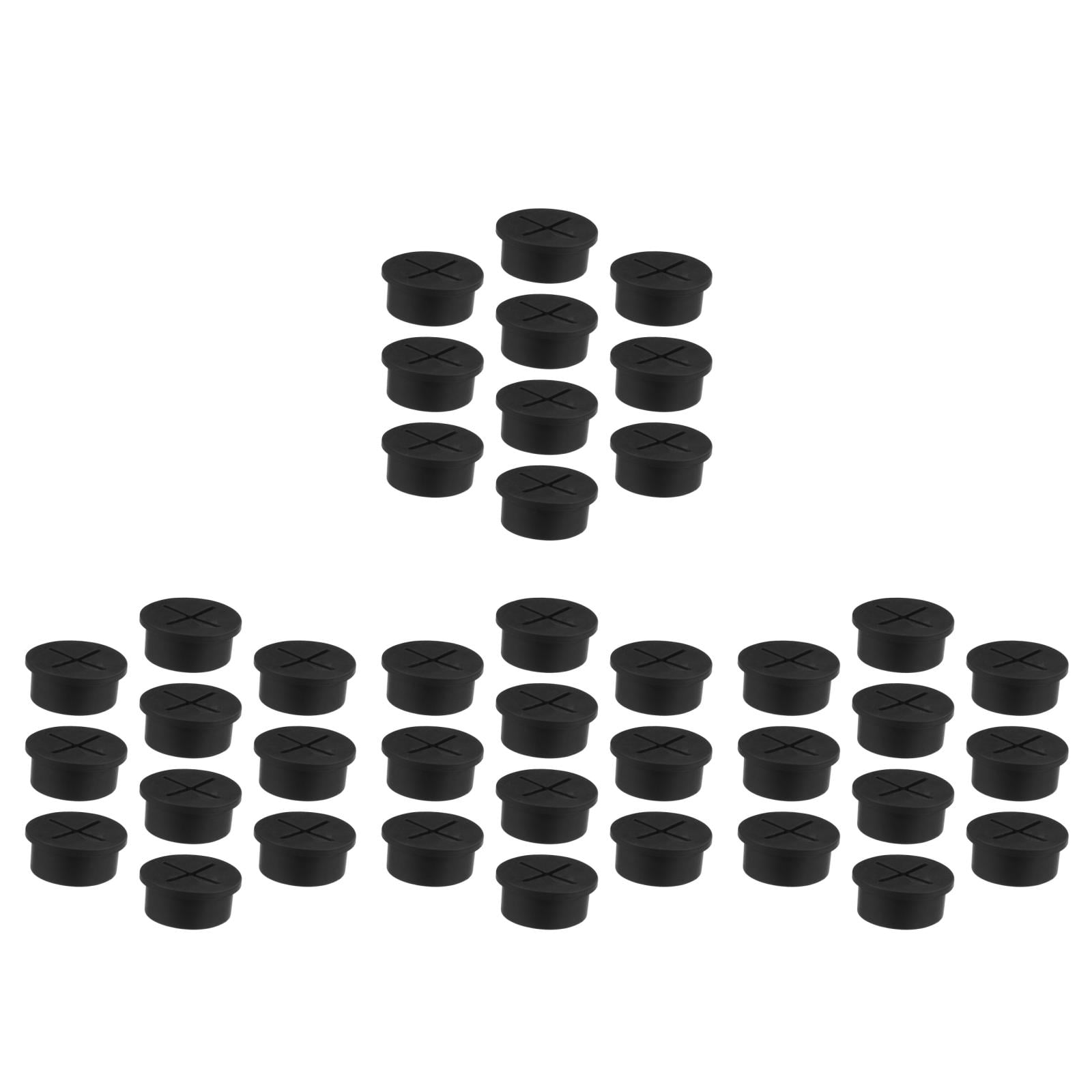 Raindrops 40 pcs Round Hole Cover Desk Grommet Cable Management ...