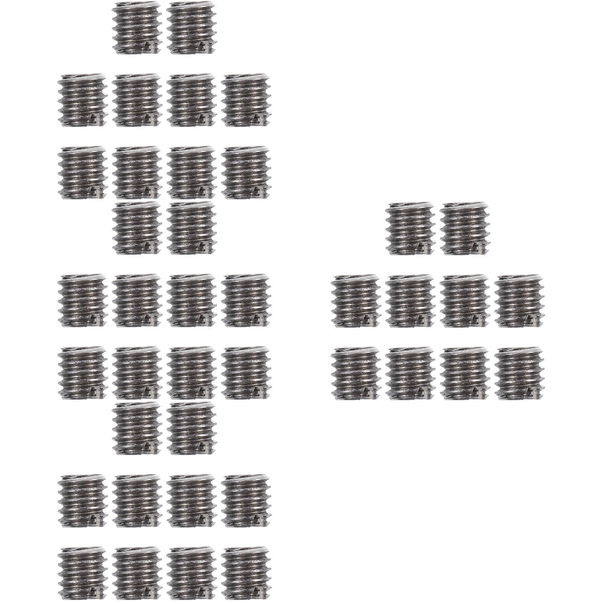 Raindrops 40 pcs Threaded Insert M2xM4x4mm Wood Bolt Fastener Furniture ...