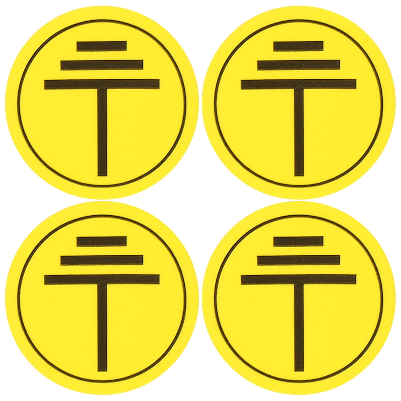 Raindrops 400 Pcs Club Cart Stickers Warning Pvc High Voltage ...