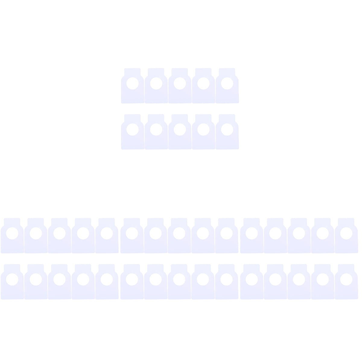 Raindrops 400 Pcs Double Sides Blank Tags Wine Bottle Blank Labels ...