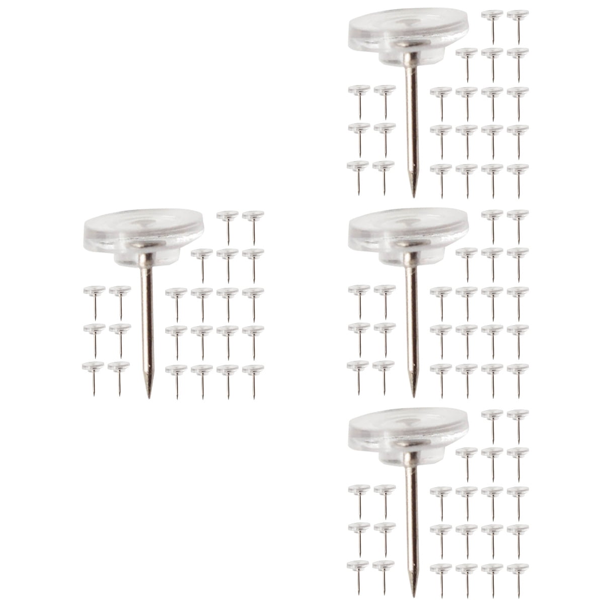 Raindrops 400 Pcs Office Push Pin Clear Thumbtacks Cork Board ...