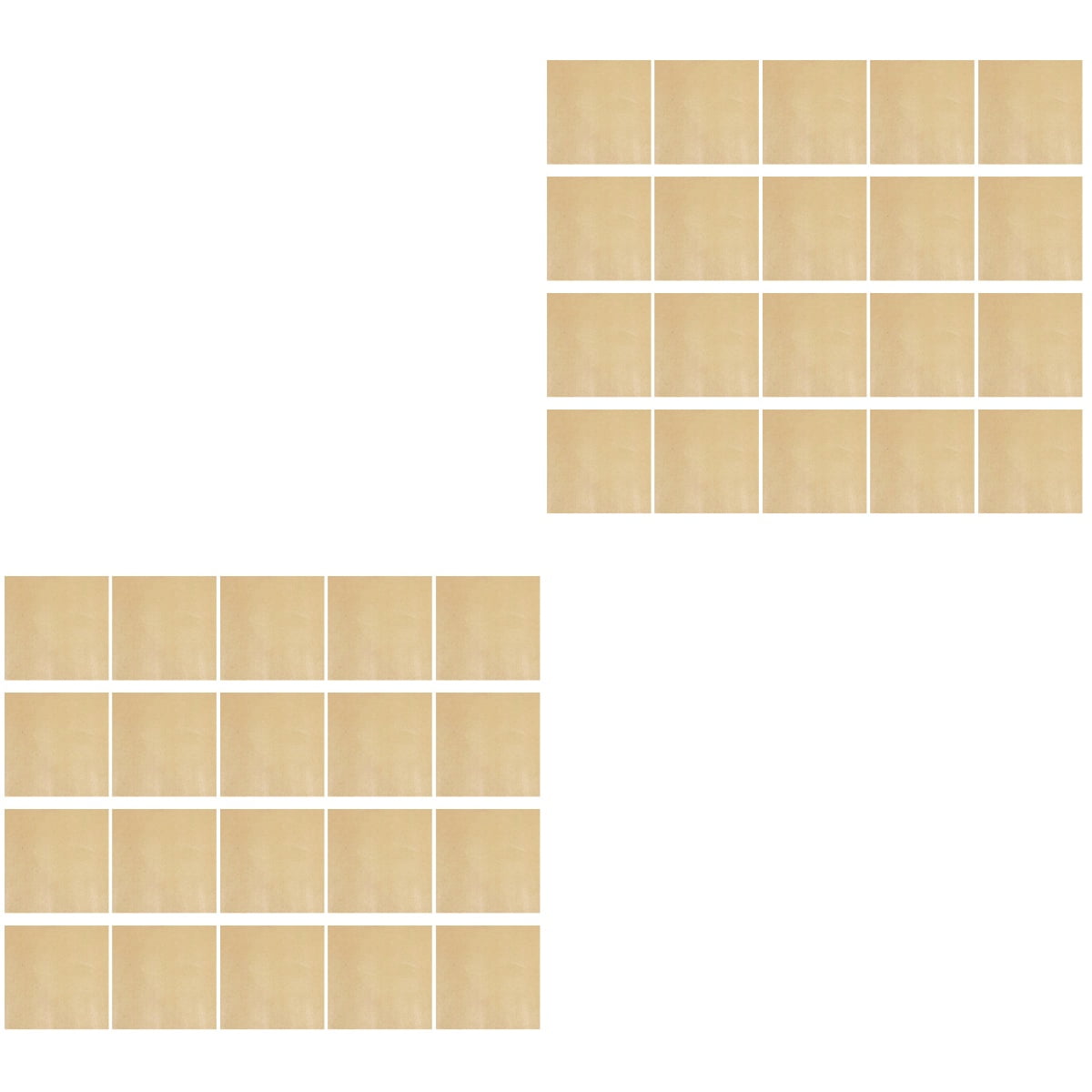 Raindrops Food Wrapping Paper Khaki Kraft Paper Family Meals 400 Sheets ...