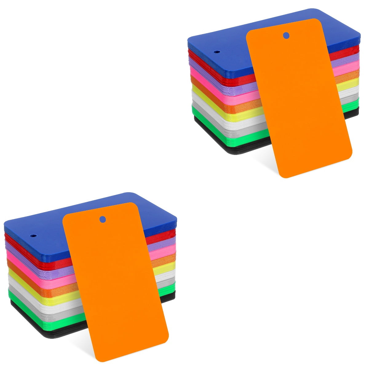 DEMACRIO Hanging Labels Plastic Blank Design 400Set 1.97X3.54in ...