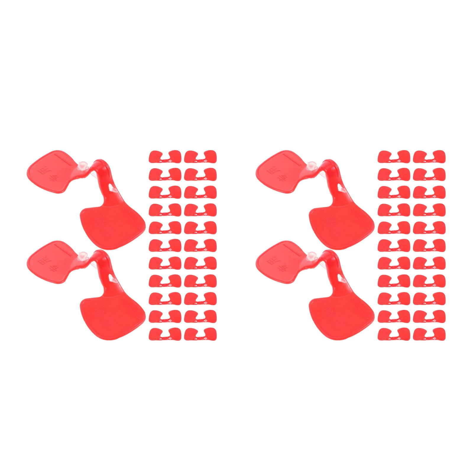 Raindrops 400 pcs Large Chicken Glasses Anti-Pecking Poultry Blinders ...