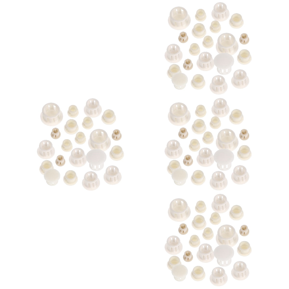 Raindrops 400 pcs Nylon Button Plugs Hole Plugs Panel Round Plugs for ...