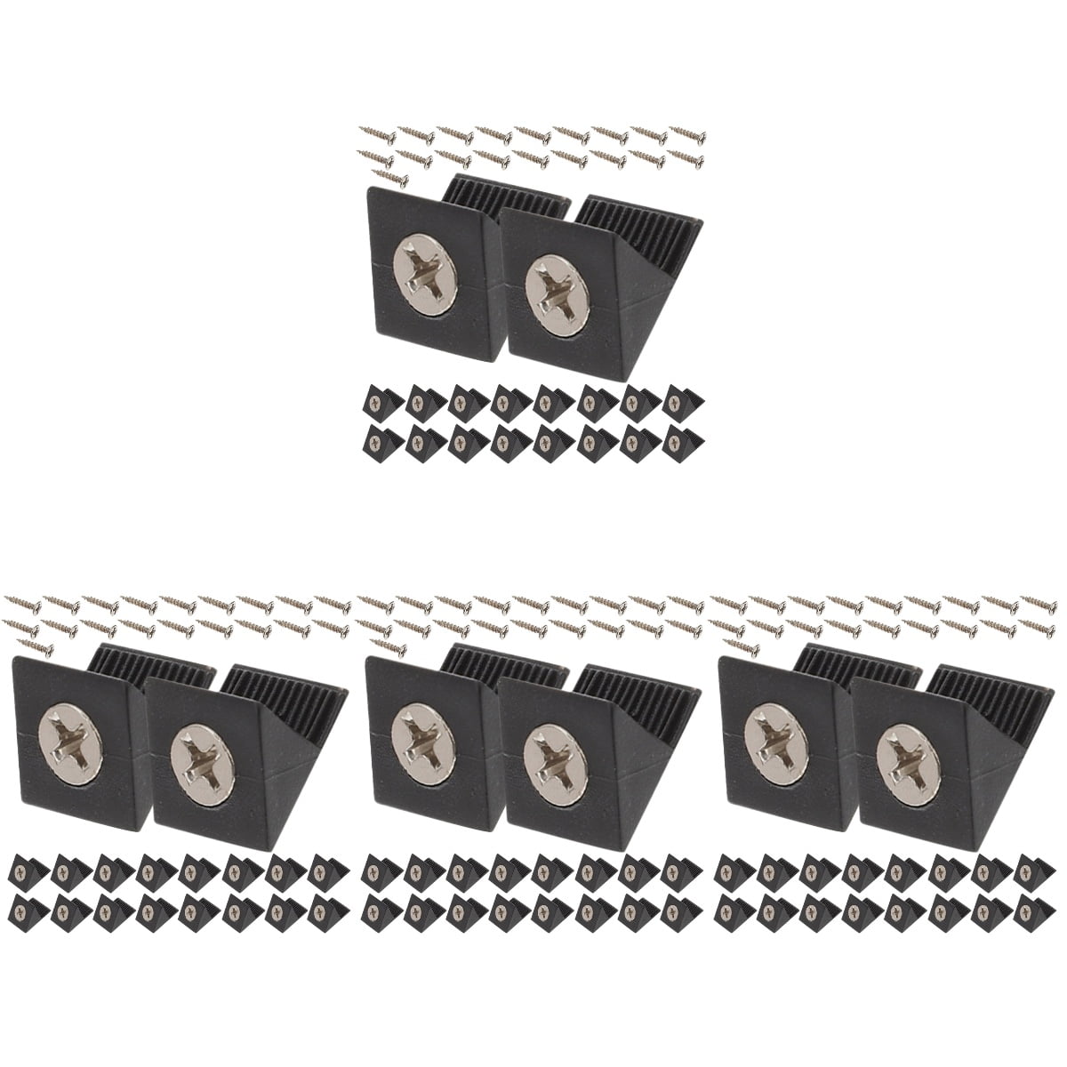 Raindrops 400 pcs Plastic Furniture Bottom Sagging Repair Plastic Fixing Wedges With Iron Screws ...