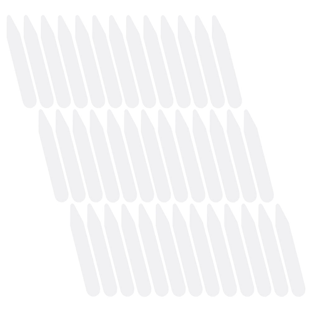 Raindrops 400Pcs Plastic Collar Inserts for Mens Shirts Transparent ...