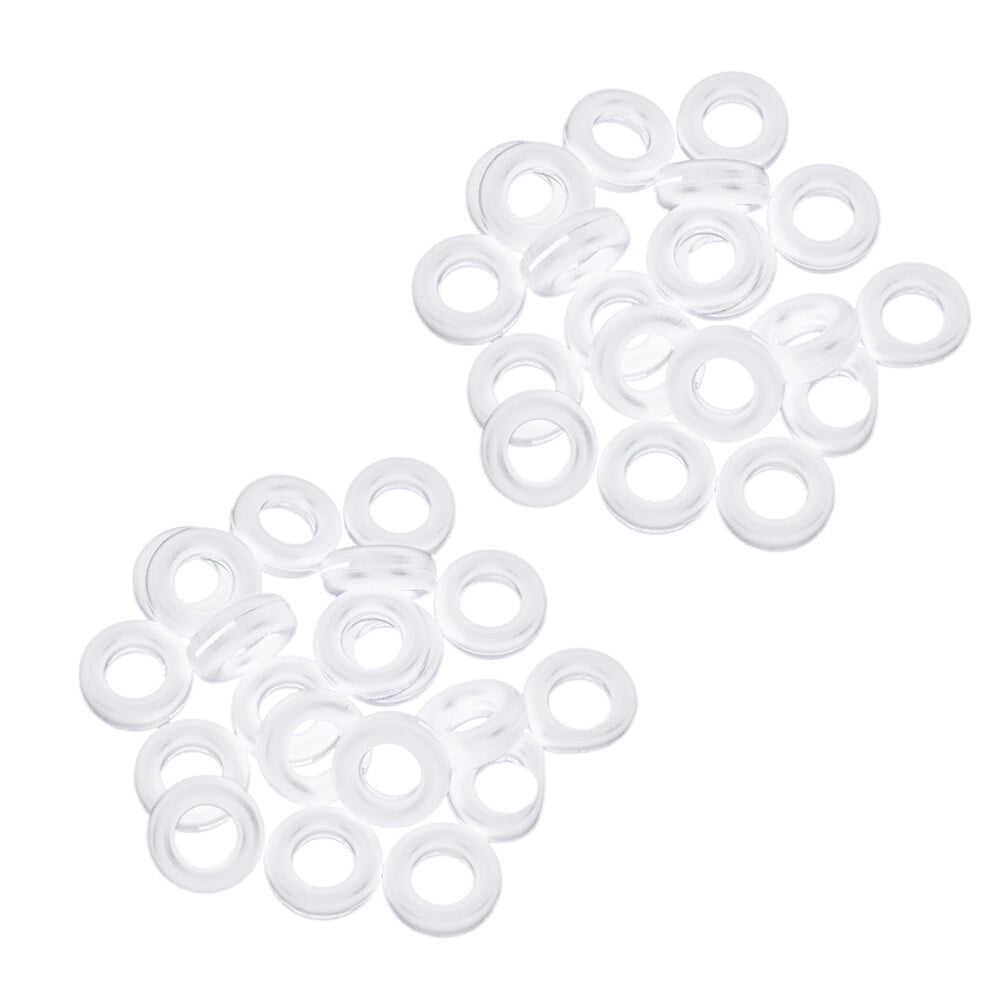 40pcs Silicone Eyeglasses Rings Anti-Slip Round Spectacle Retainers ...