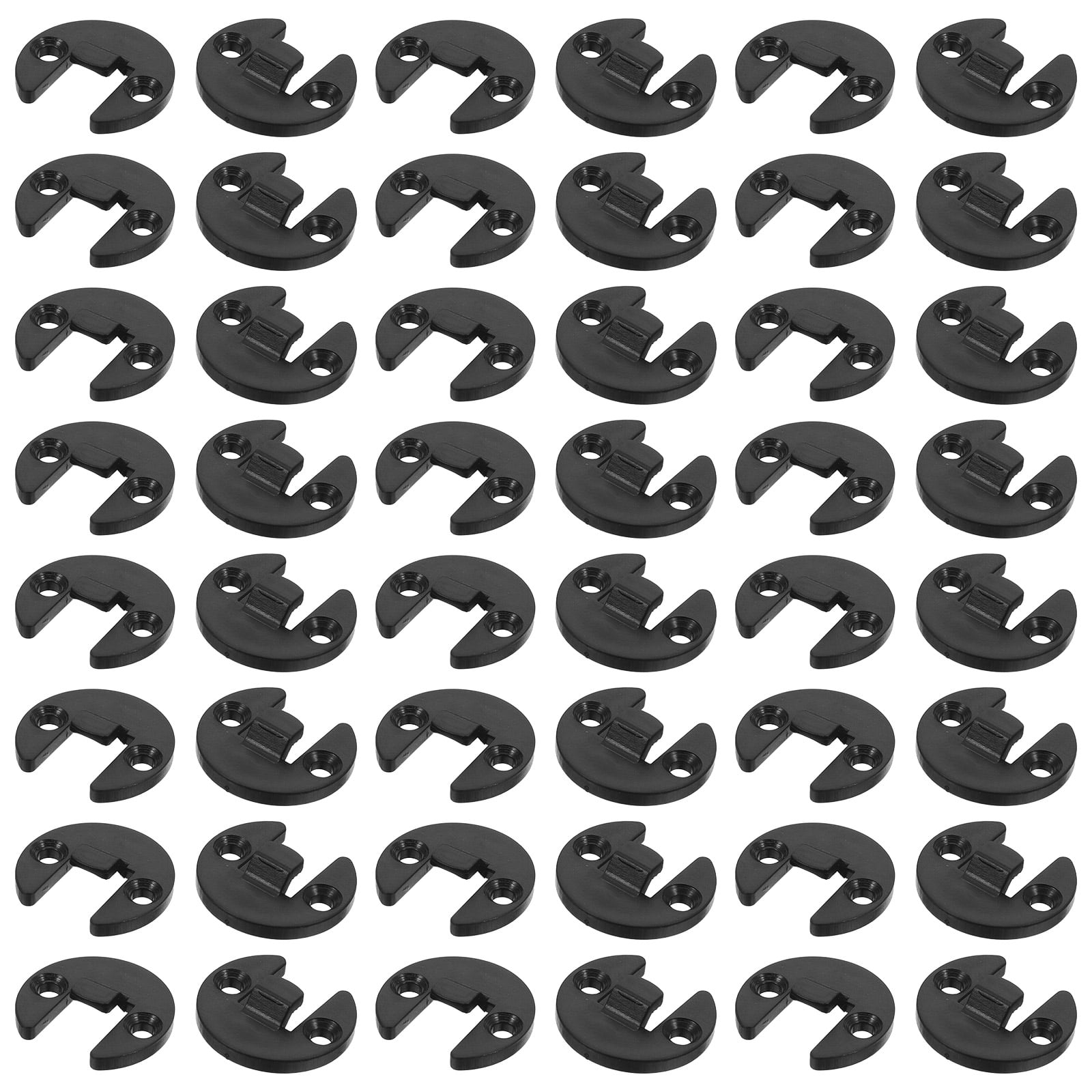 Raindrops 40Pcs Push in Panel Clips Black for Quick Mounting in Kitchen ...