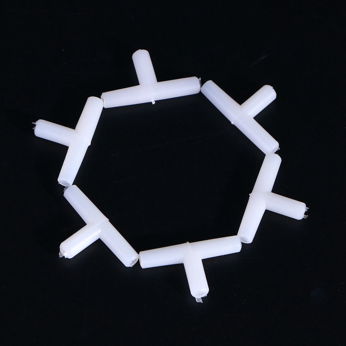 Raindrops 40Pcs White Plastic Air Bubbler for Fish Tank with Straight ...