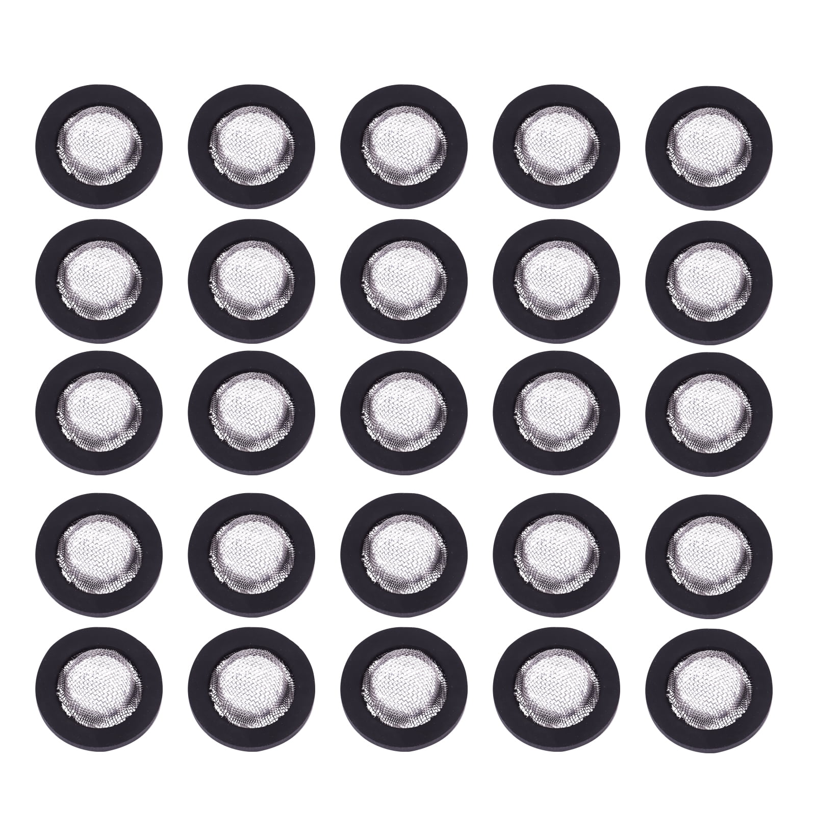 Raindrops 40pcs 1/2 Inch Shower Hose Rubber Washers Stainless Steel ...