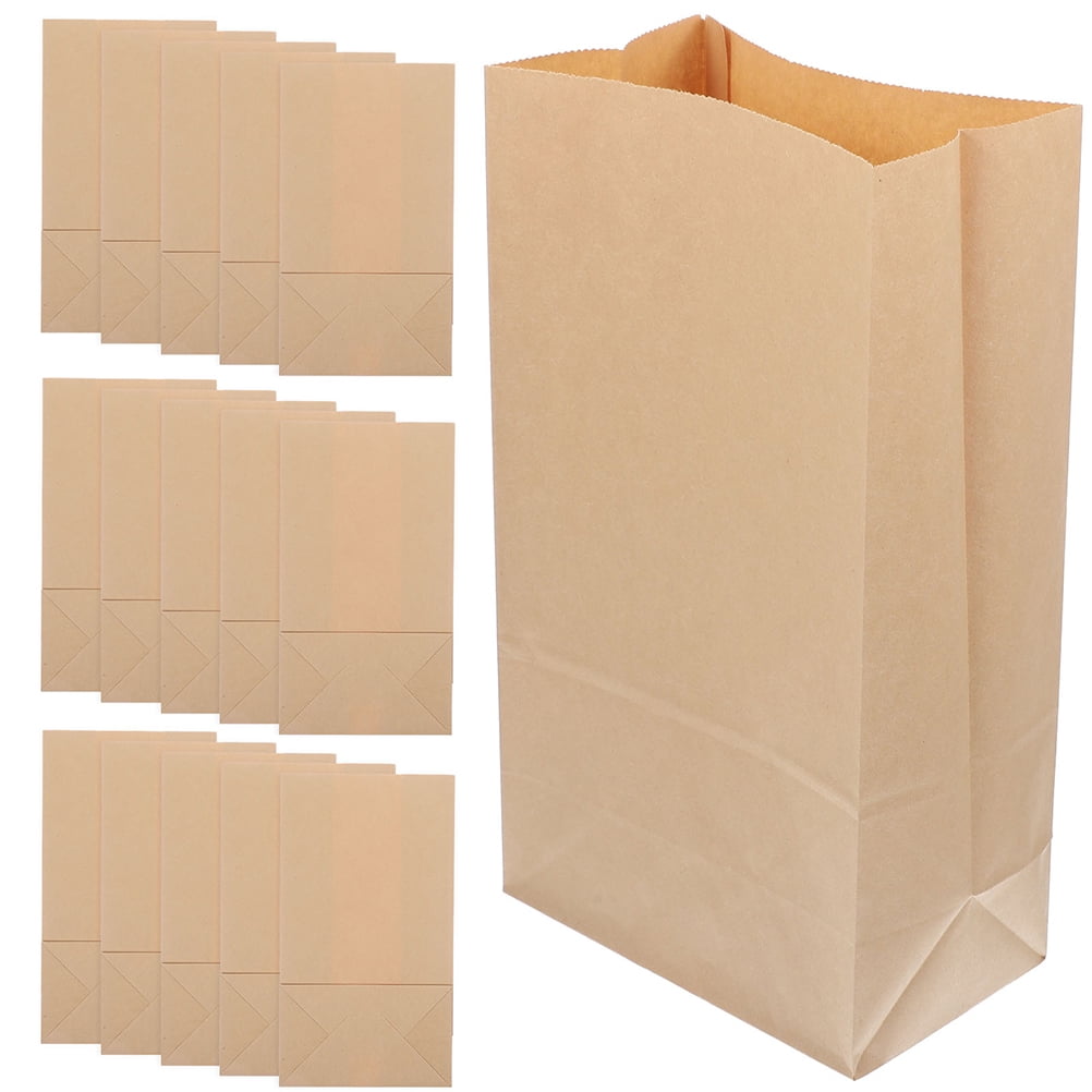 Houderco Paper Bags for Food and Snacks with LeakProof Design 40pcs ...