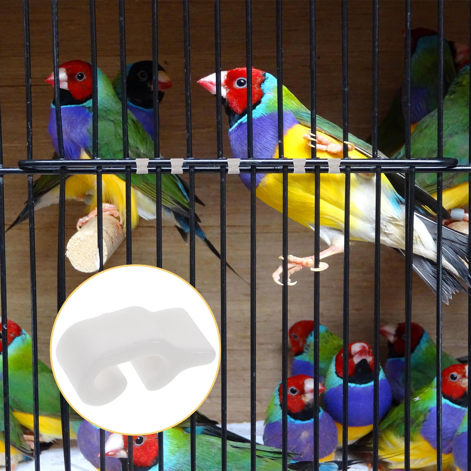 Raindrops 40pcs Plastic Wire Cage Clips Dog Crate Lock Cat Cage ...