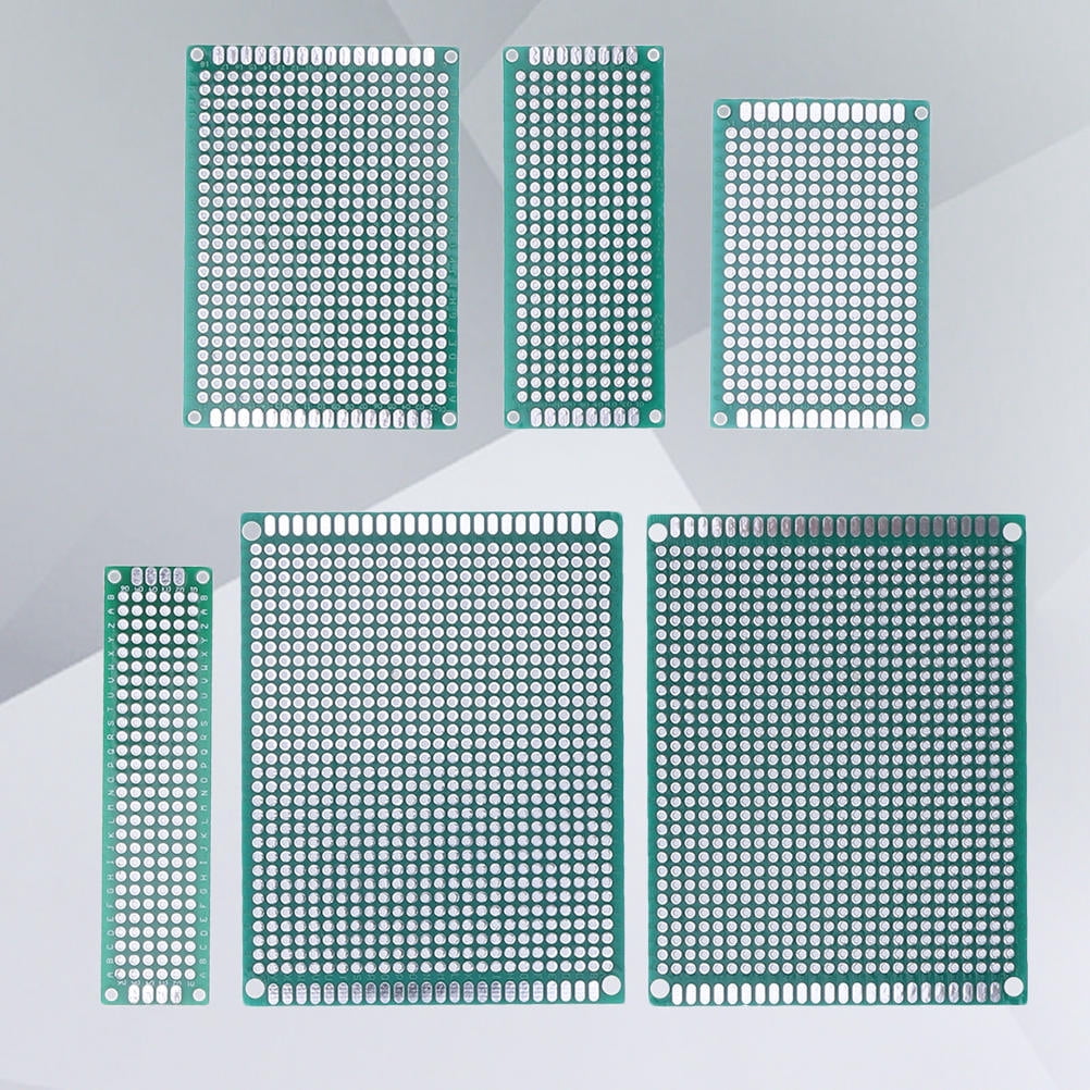 Raindrops 42 in 1 Double Sided PCB Board Kit for DIY Soldering with 5 ...
