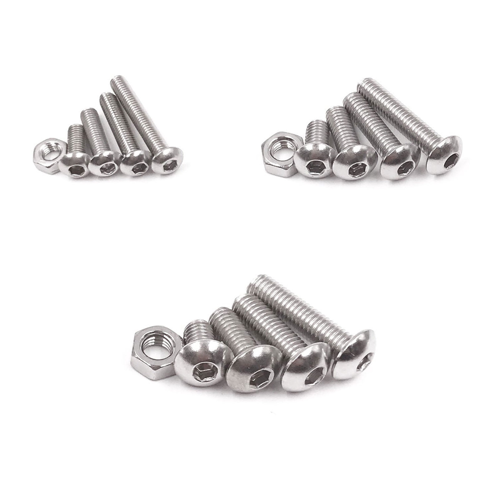 Raindrops 440Pcs 304 Stainless Steel Truss Head Screws and Nuts Kit for ...