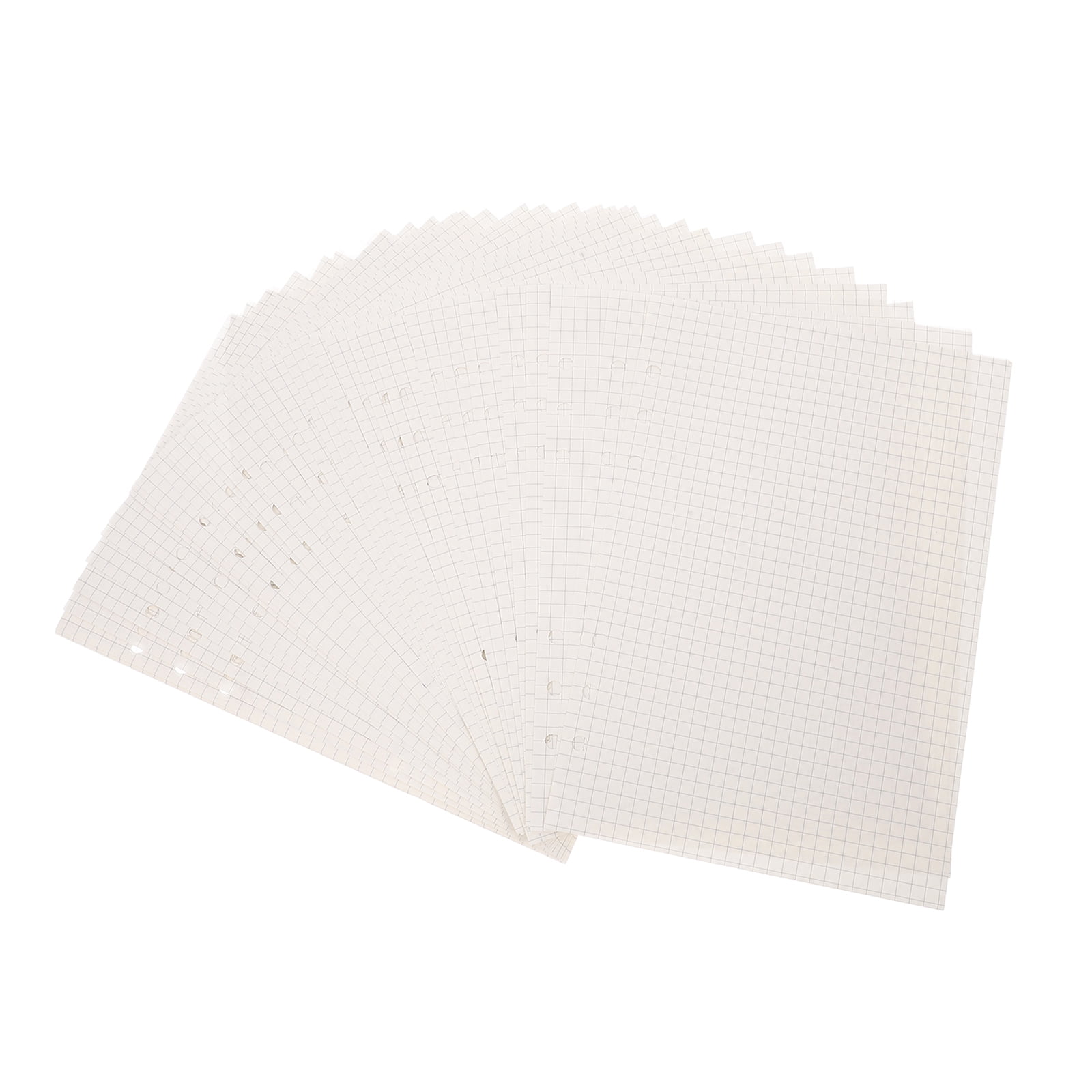 Raindrops White A5 Grid Binder Refill Paper 45 Sheets for Writing ...