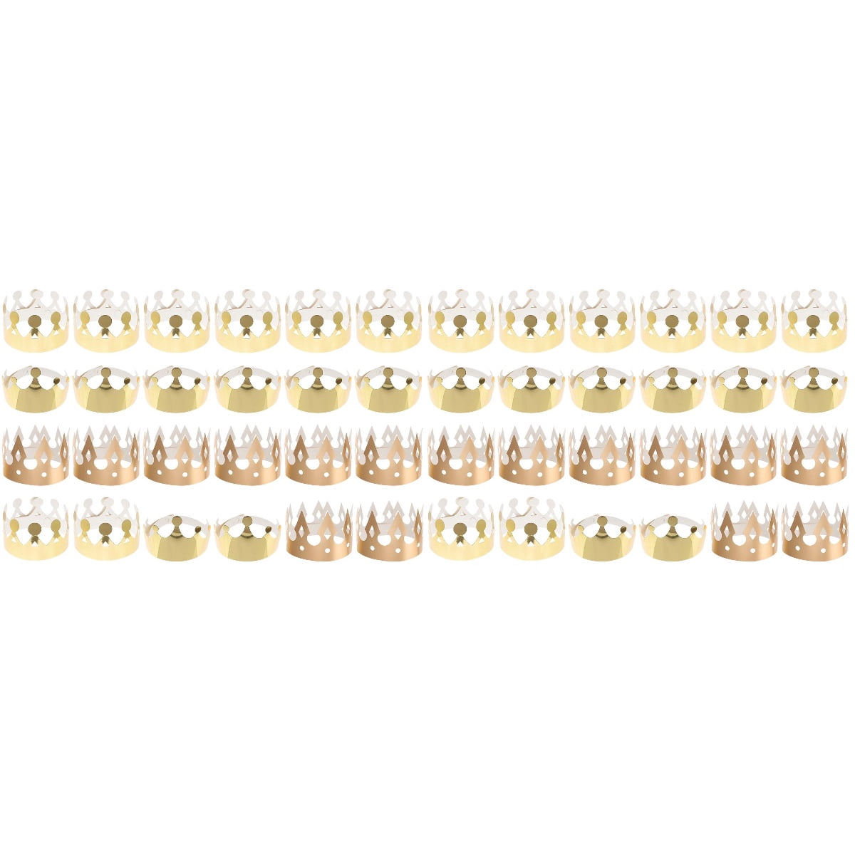 Raindrops 48 Pieces Paper King Crowns Foil Party Hat Crowns for Party ...
