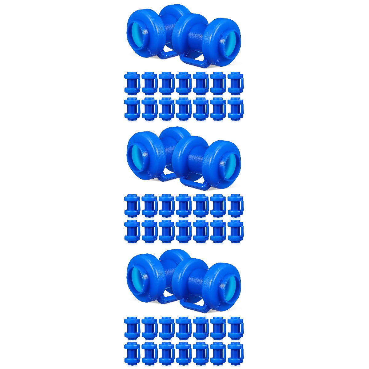 Raindrops 48 pcs Trampoline Enclosure Pole Caps Trampoline Pole End ...