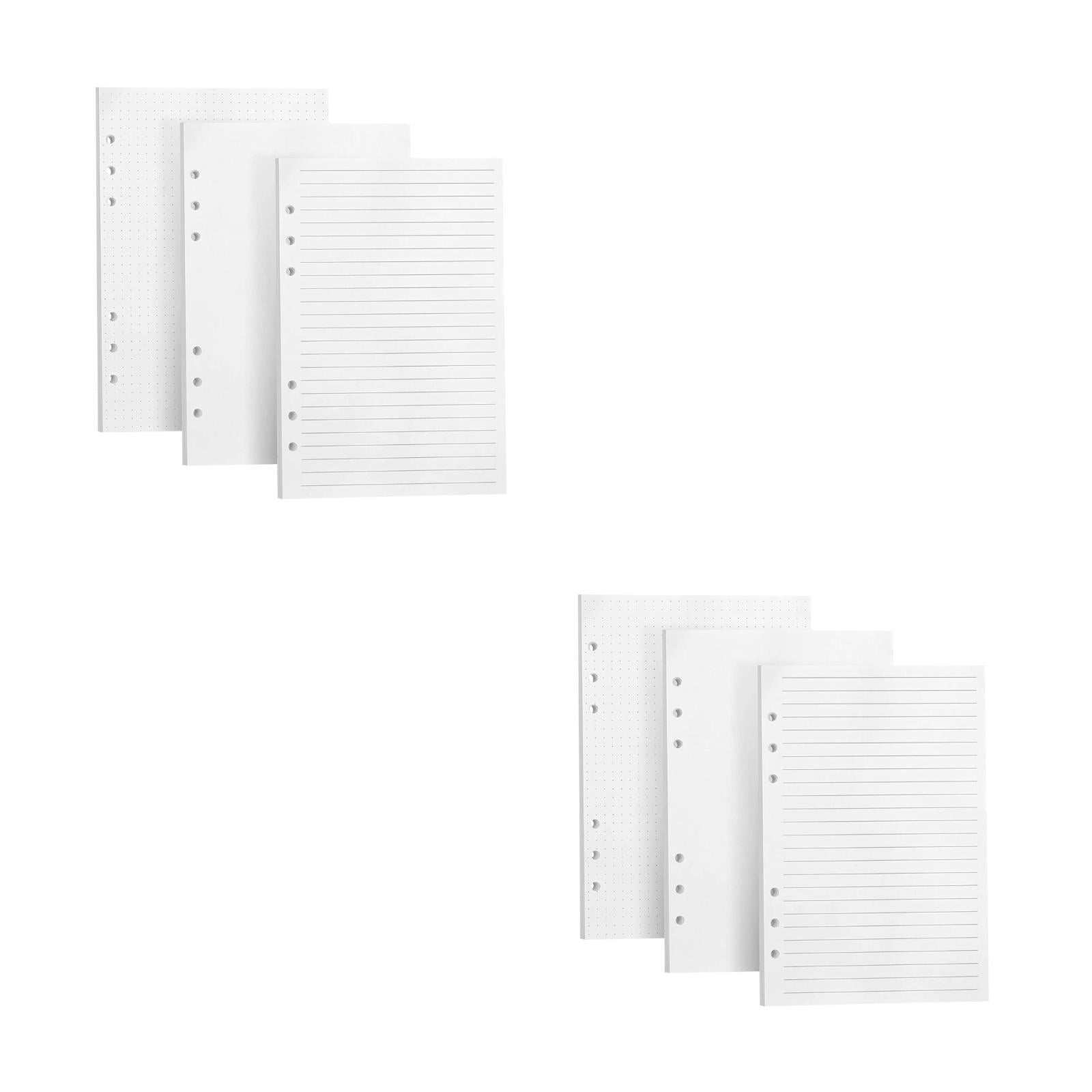 Raindrops 480 Pcs Smooth Writing A5 Notepad Paper Refills A5 Notebook ...