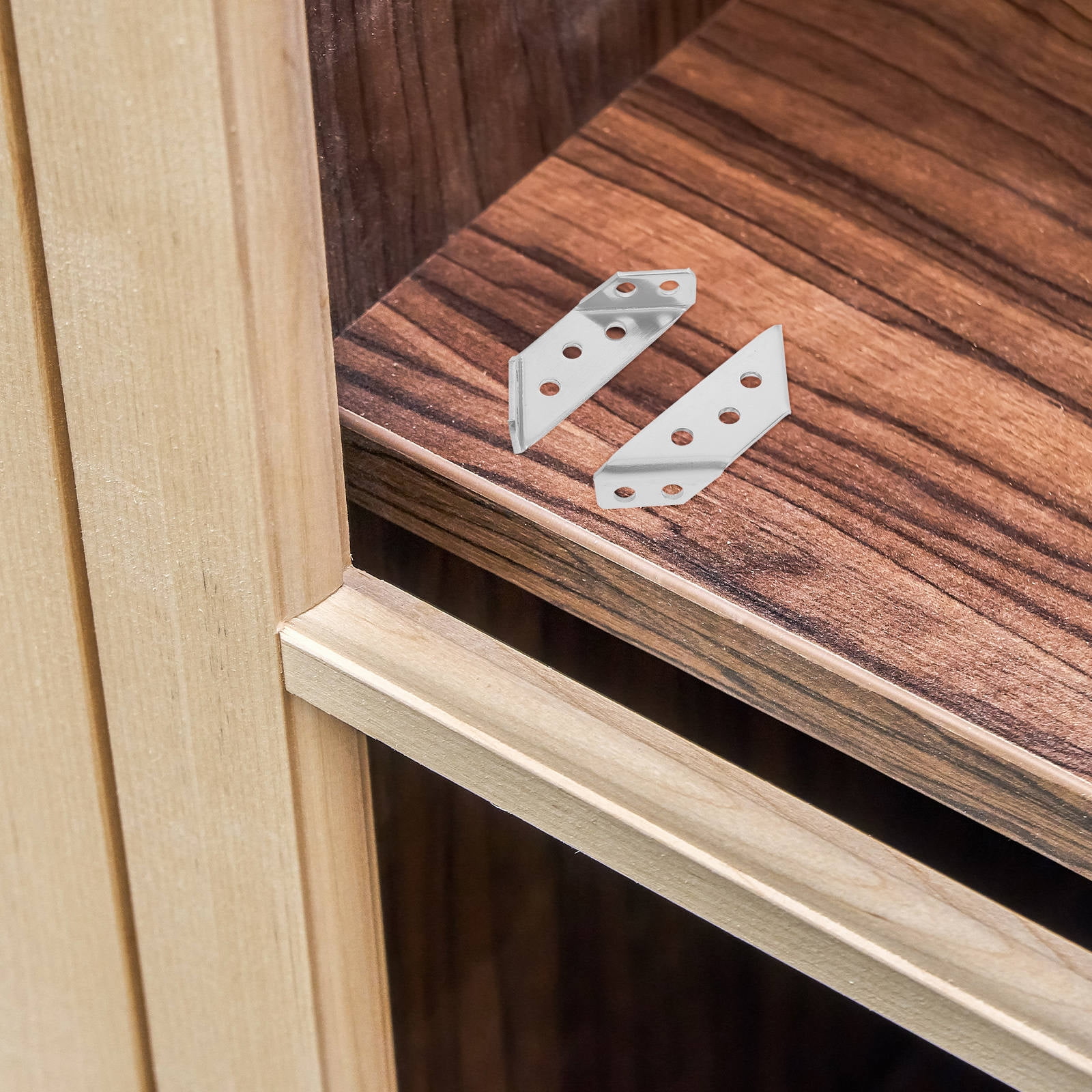 Raindrops 4PCS Universal Stainless Steel Furniture Corner Connectors ...