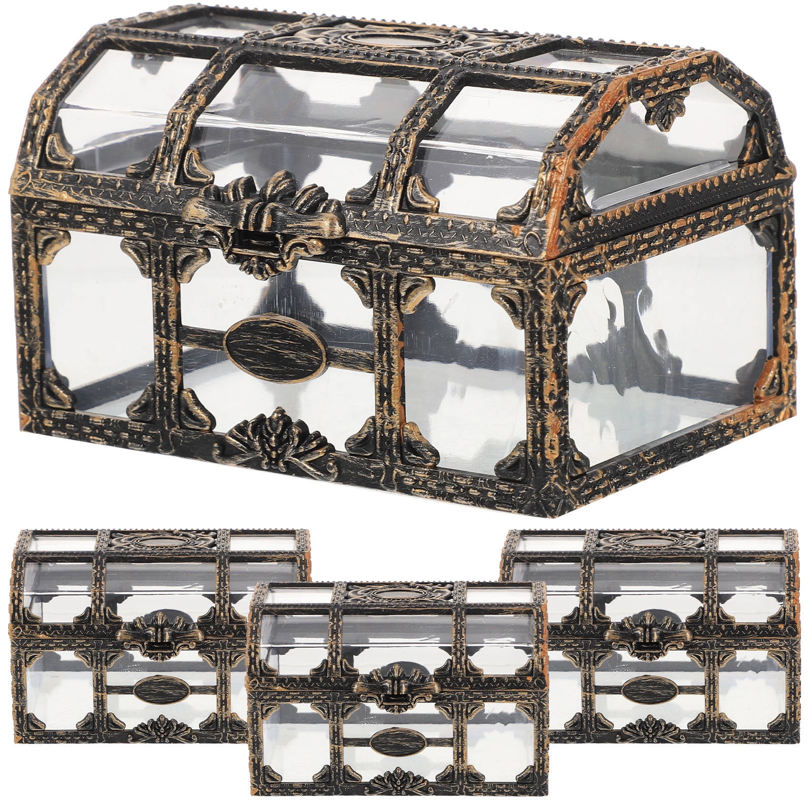 Raindrops 4Pcs Clear Candy Box for Wedding and Festivals Sweets Box ...