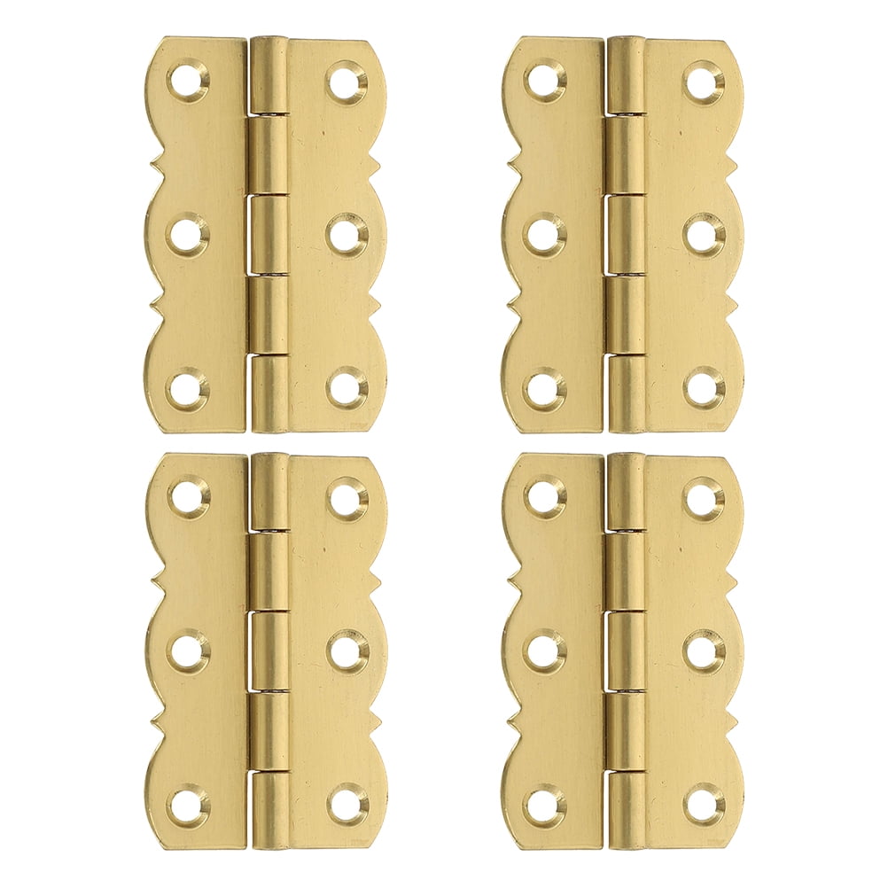 Raindrops 4Pcs Copper Piano Hinge Replacement Folding Butt Hinges for ...