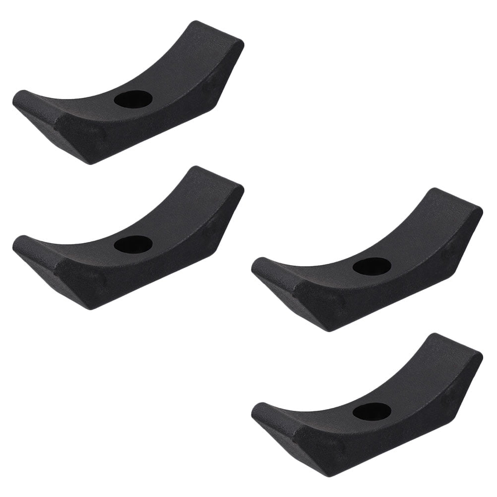 Raindrops 4Pcs Dumbbell Saddles for Rack Black PP Dumbbell Cradles for ...