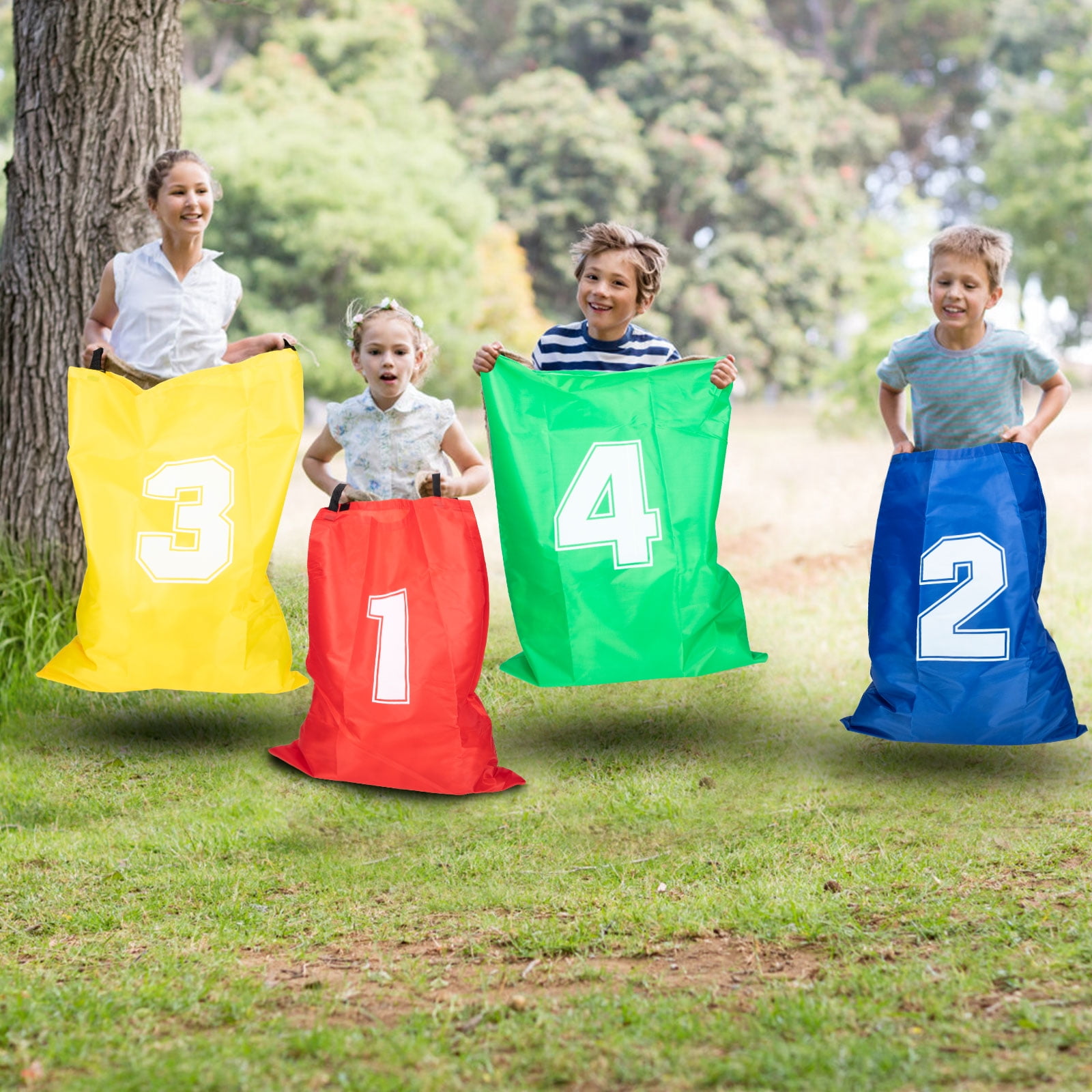 Raindrops 4Pcs Outdoor Jumping Bag Carnival Party Game for Friends and ...