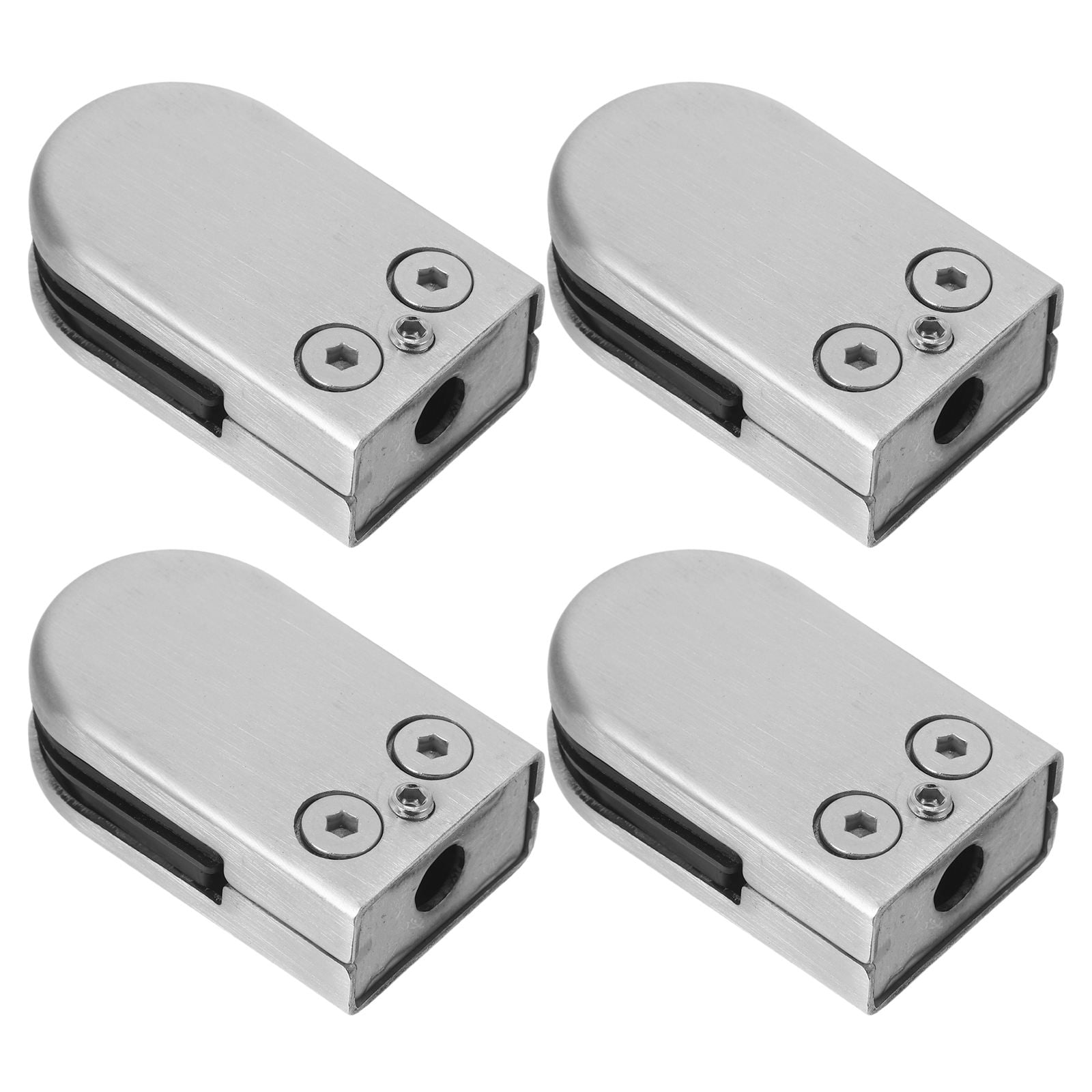 FOMIYES 4Pcs Adjustable Stainless Steel Glass Bracket Clamp for Secure ...