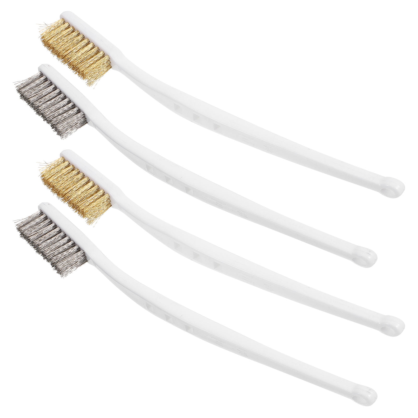 Raindrops 4Pcs Small Wire Brushes for Cleaning Metal Rust Removal with ...