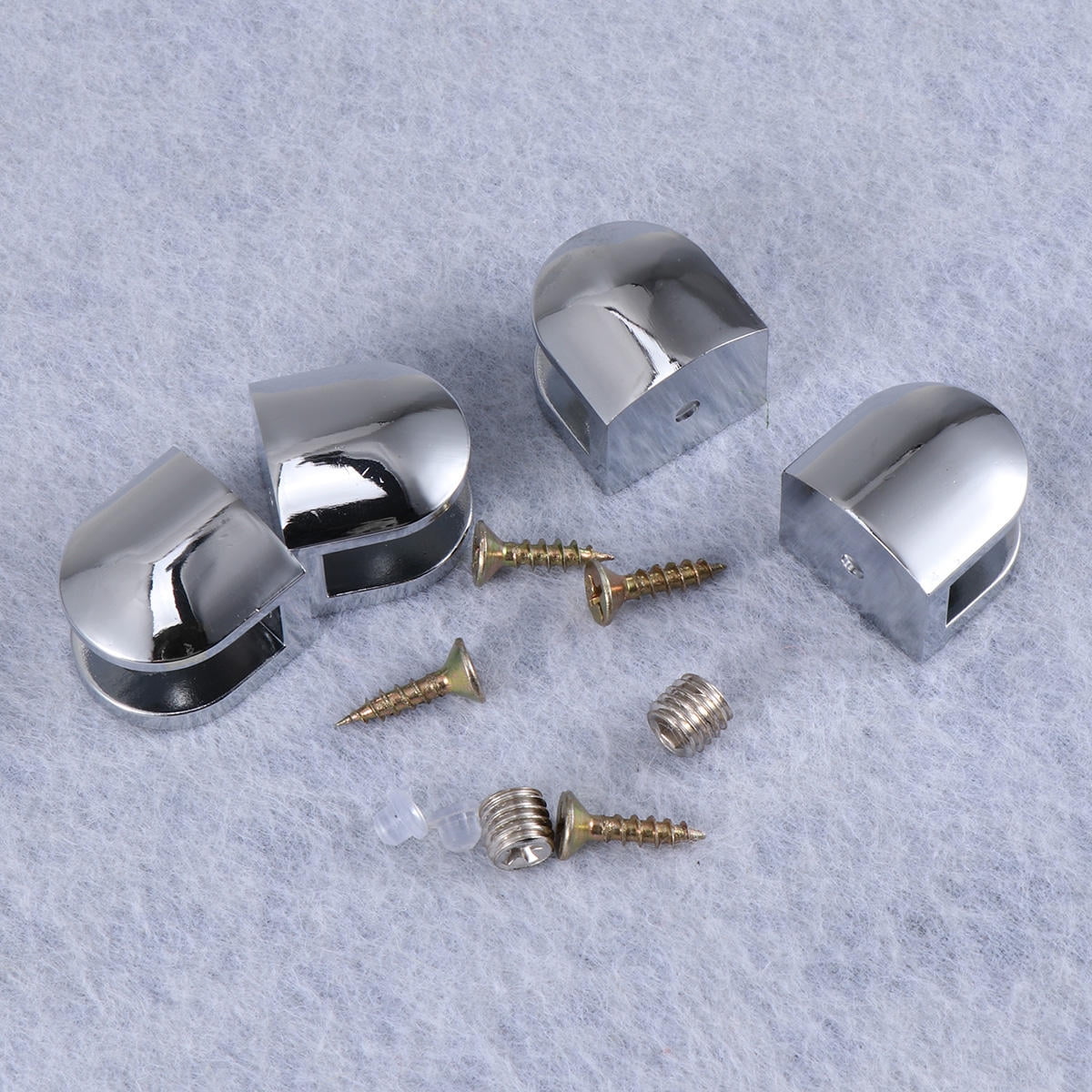 Raindrops 4Pcs Stainless Steel Glass Clamps for Office Partition Glass ...