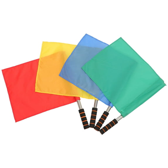 Raindrops 4Pcs Warning Signal Flags Traffic Safety Signal Flags Signal ...