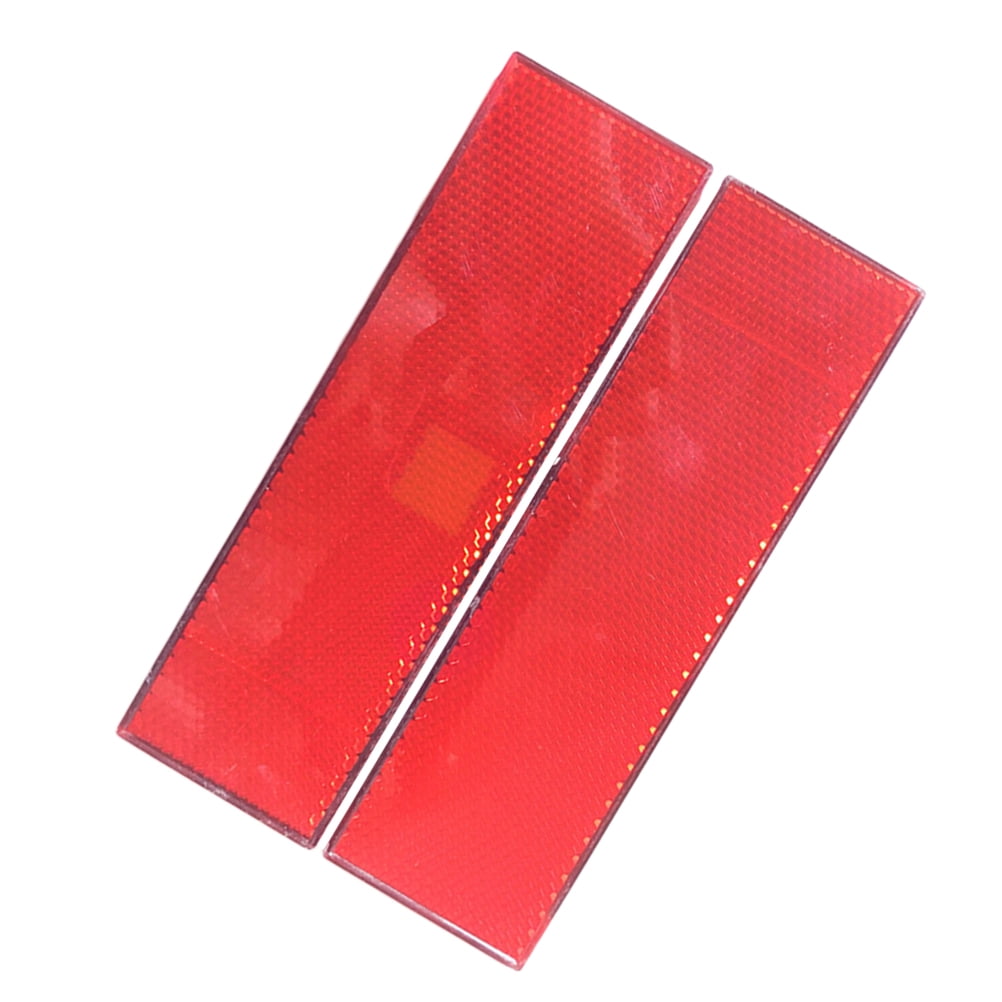Raindrops Safety Reflective Stickers Red 4Pcs 5.9x1.9x0.2In - Walmart.com