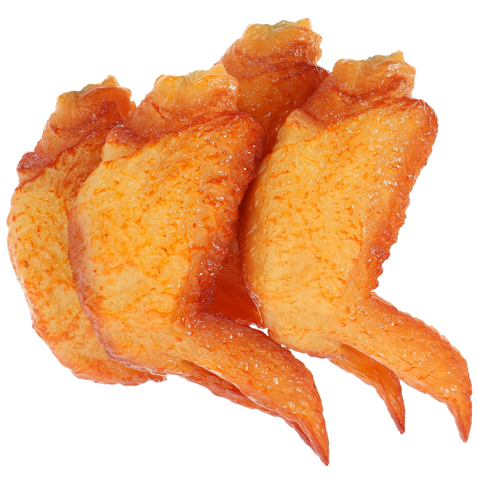 Raindrops 4pcs Artificial Chicken Wings Model Restaurant Window Display ...
