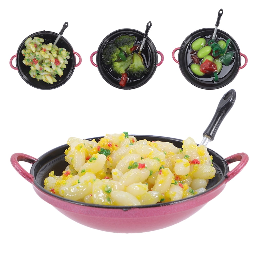 Raindrops 4pcs Artificial Fake Rice Simulation Food Prop Realistic Home ...