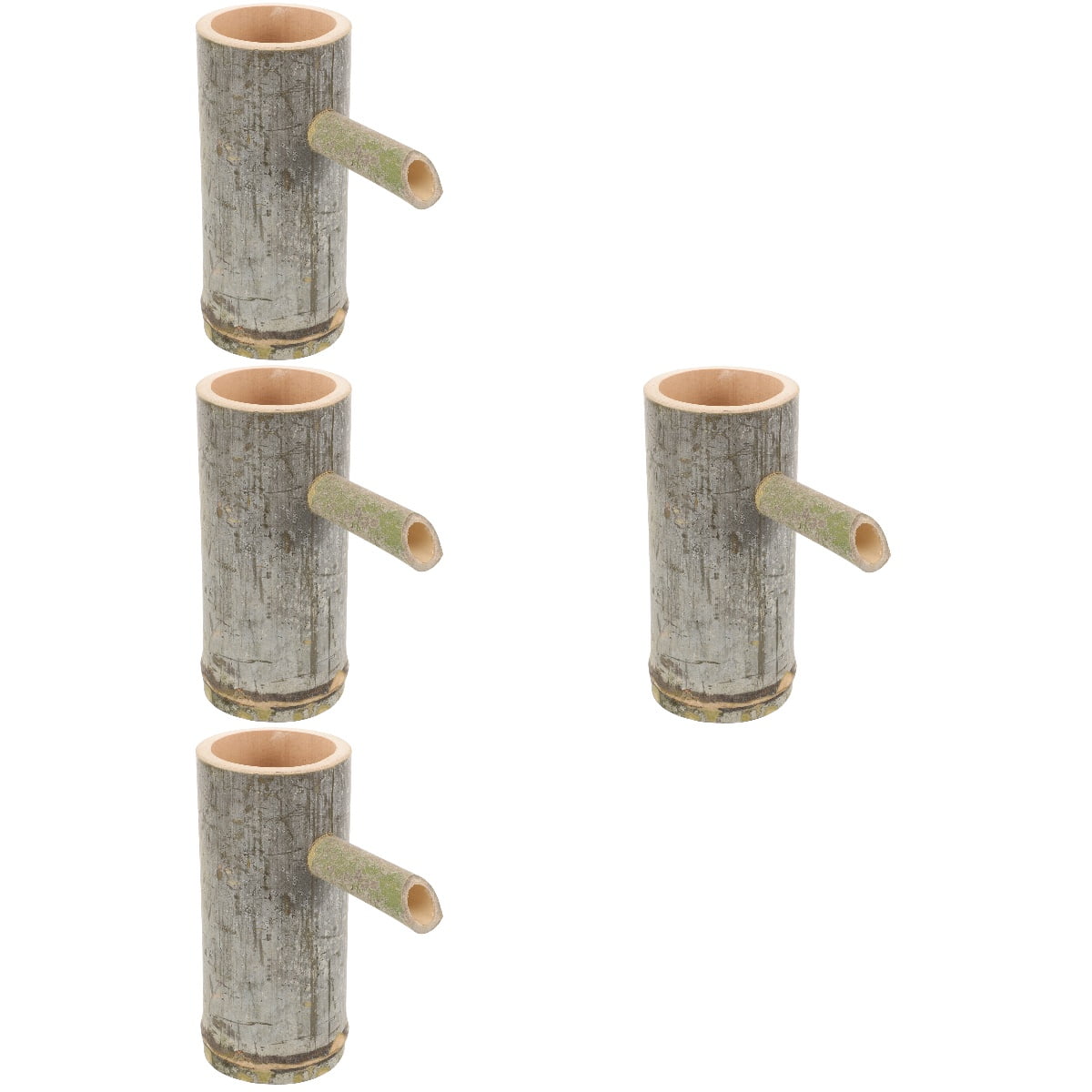 Raindrops 4pcs Bamboo Water Spout Bamboo Fountain Spout Fish Tank ...