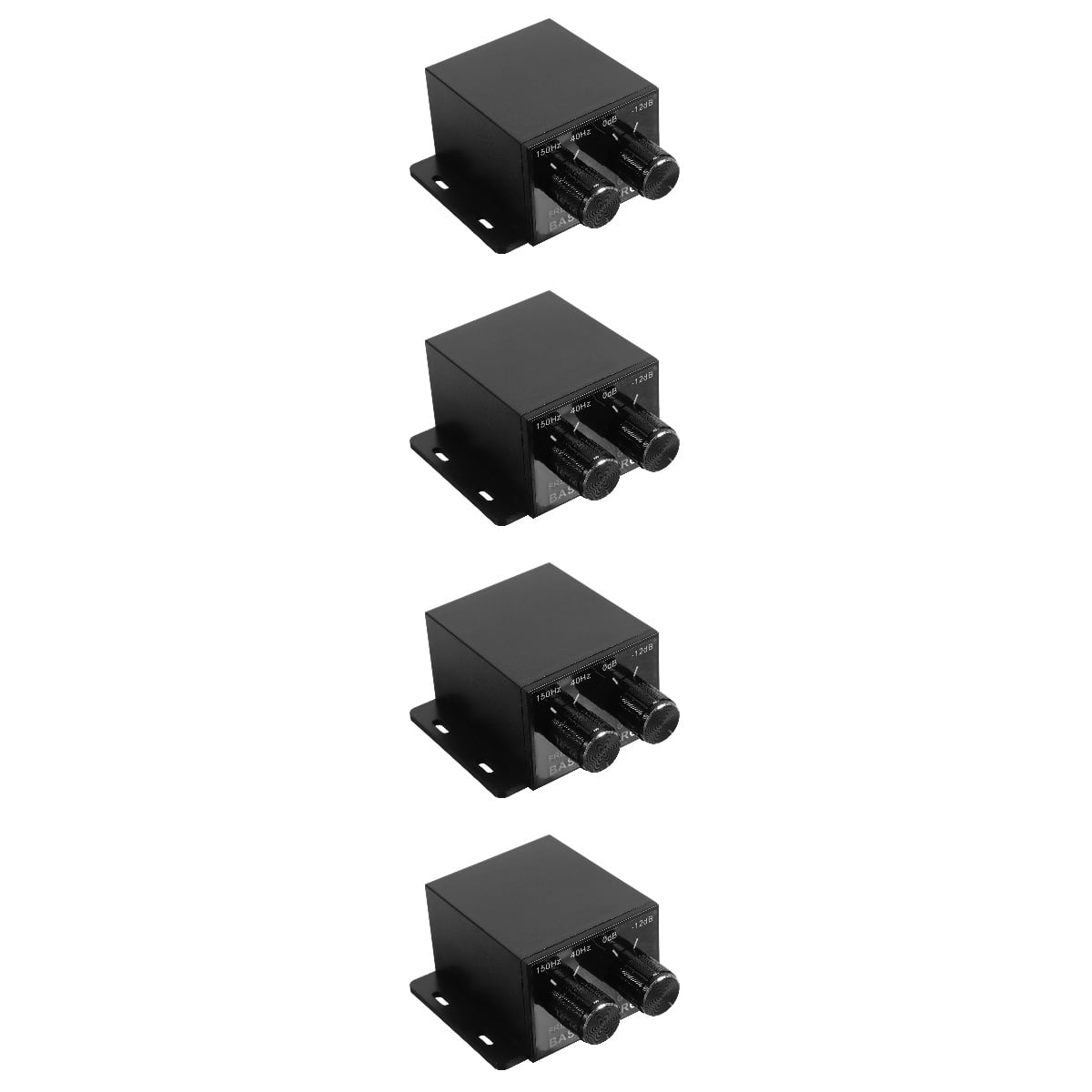 Raindrops 4pcs Bass Control Knob Rca Audio Amplifier Vehicle Amp Volume ...