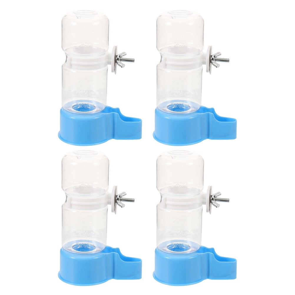 Raindrops 4pcs Bird Water Feeders Automatic Parrot Water Drinker 2pcs ...