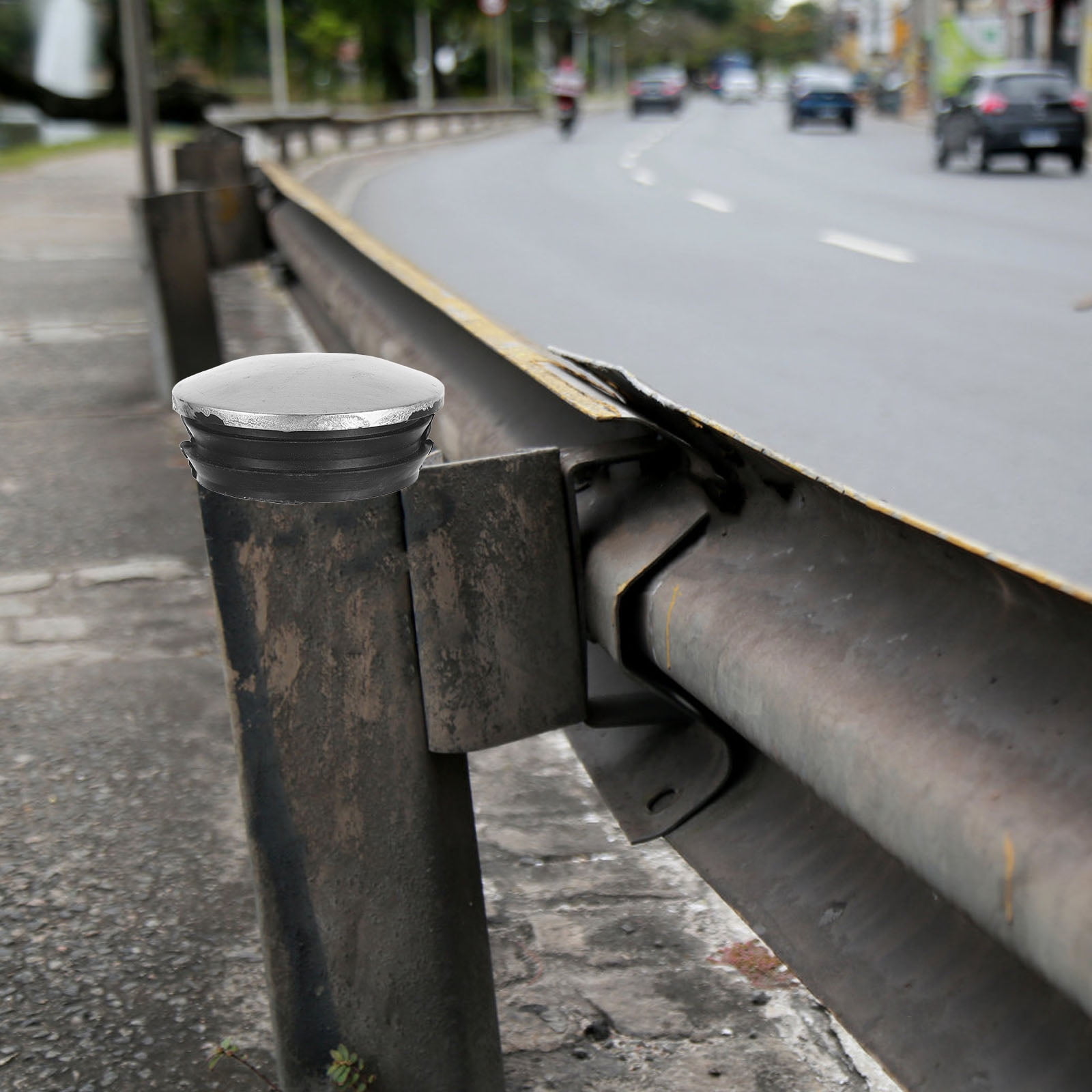 Raindrops 4pcs Chain Link Post Caps For Highway Safety Simple ...