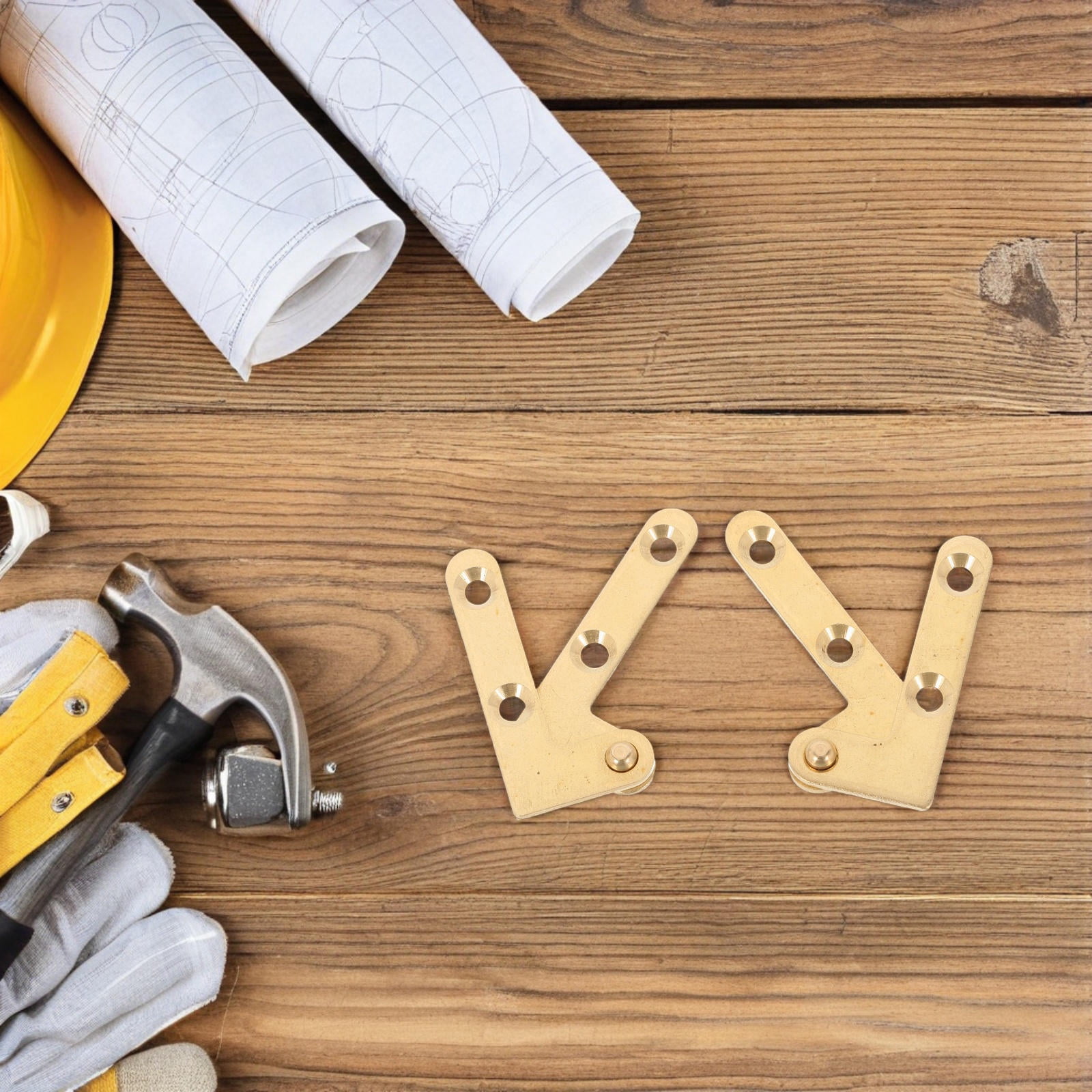 Raindrops 4pcs Concealed Up and Down Pivot Door Hinges Secret Door ...